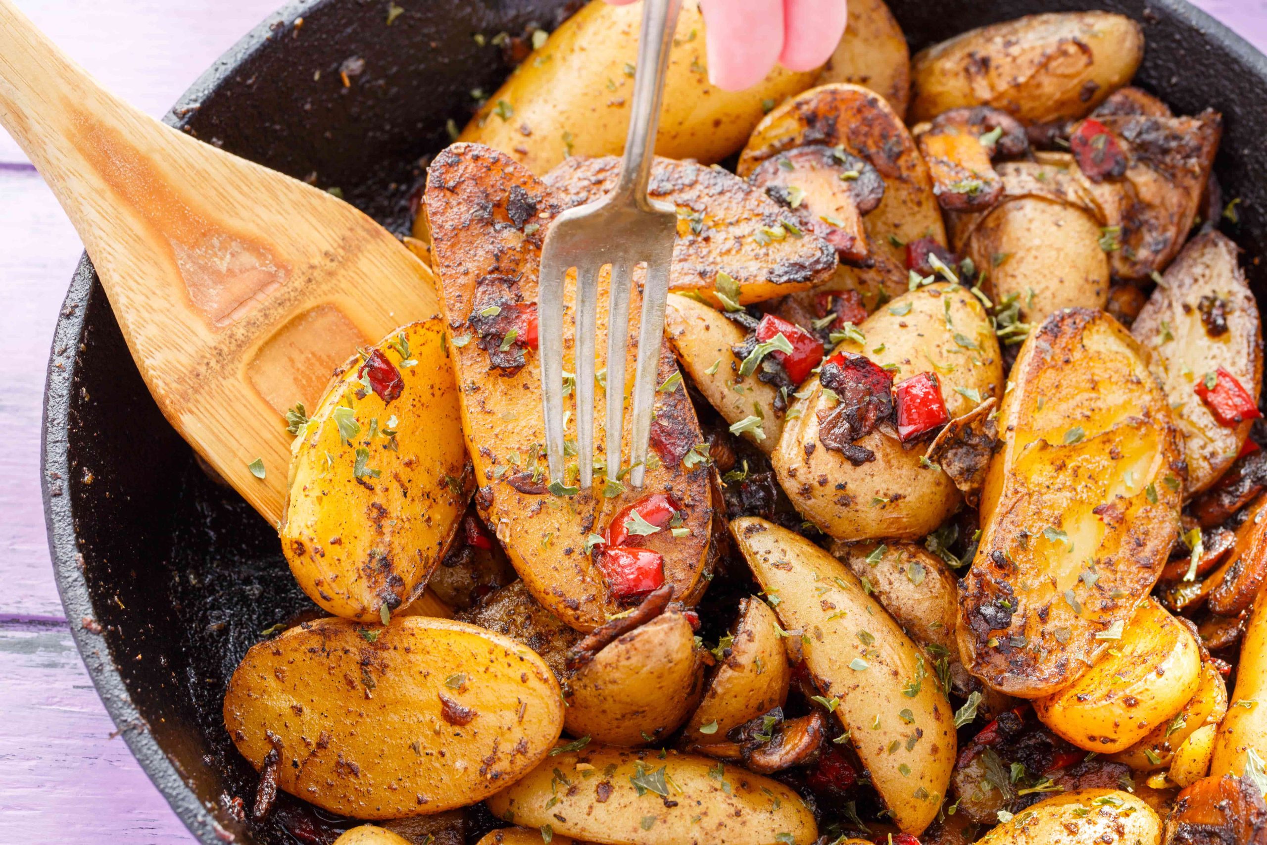Skillet Fingerling Home Fries | The Little Potato Company
