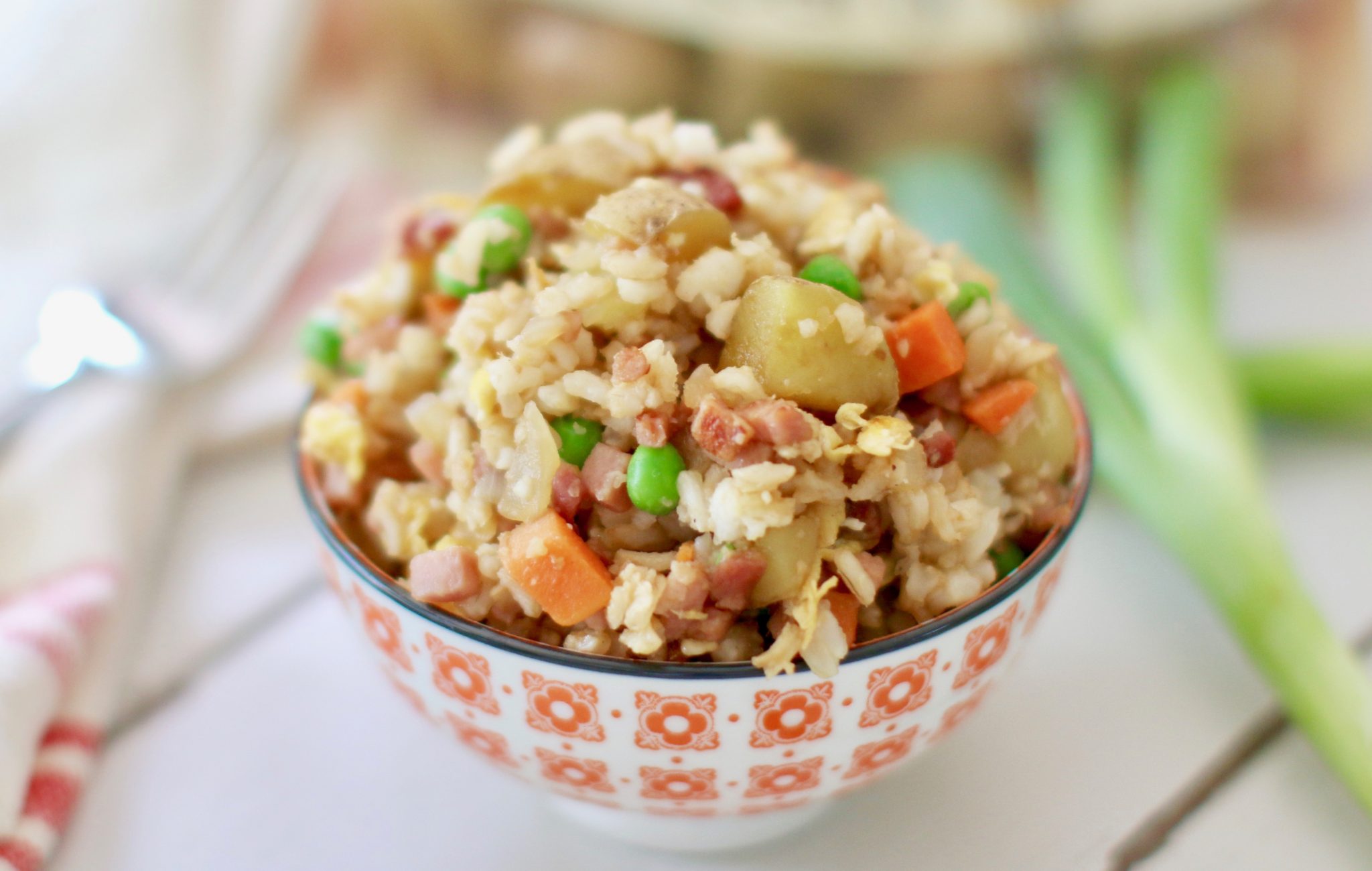 Potato and Ham Fried Rice | The Little Potato Company